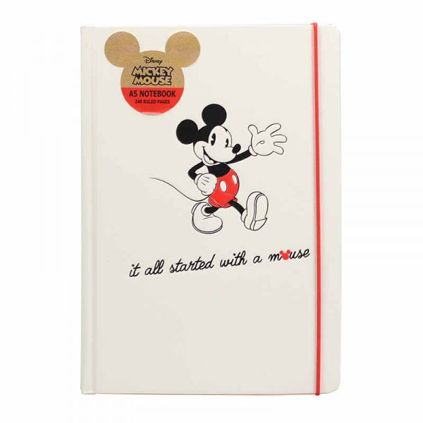 Disney Mickey Mouse A5 Notebook – The Rustic Rabbit